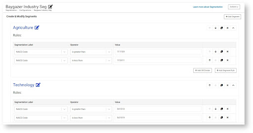 Overview of Segment in RingLead