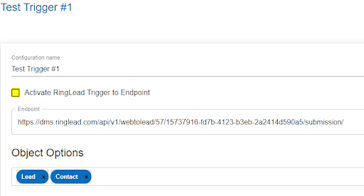 How to Set up the Salesforce Trigger in RingLead