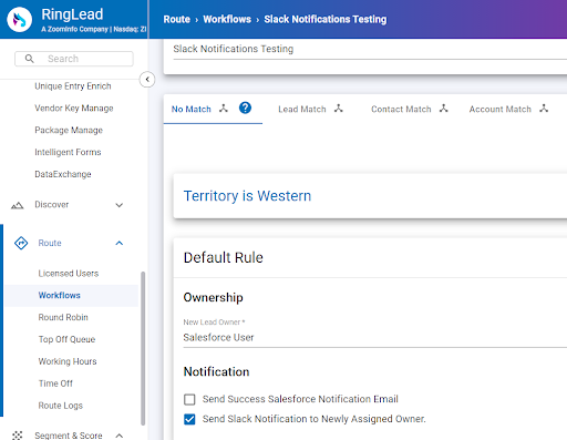 How to Set Up RingLead Slack Notifications and Time Off