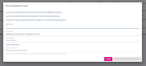 How to Create a Deduplication Task in RingLead