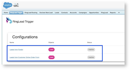 How to Set up the Salesforce Trigger in RingLead