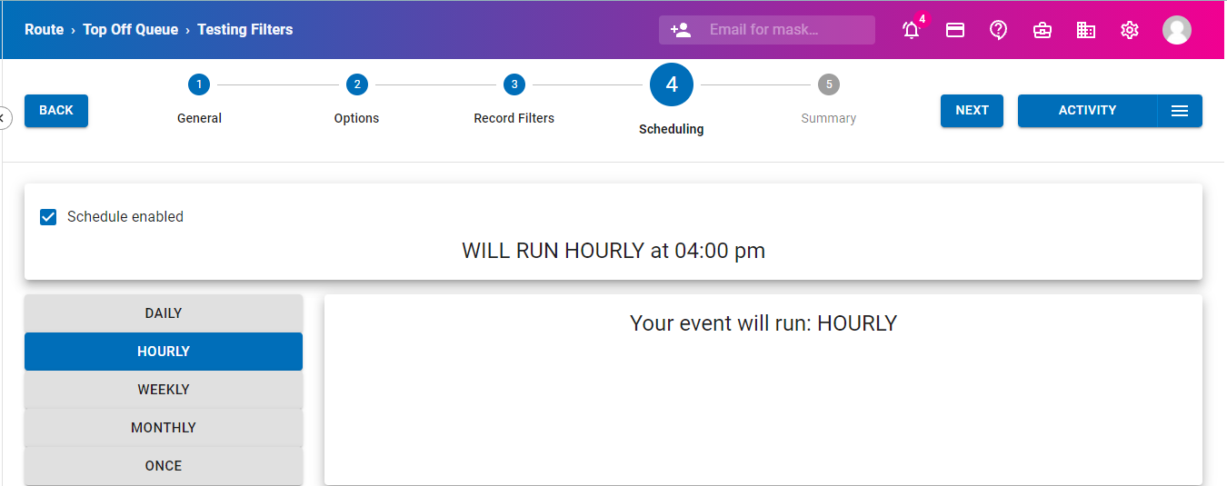 Overview of Top-Off Queue and Record Limits