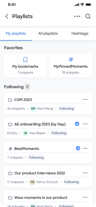 Overview of the Chorus Mobile App