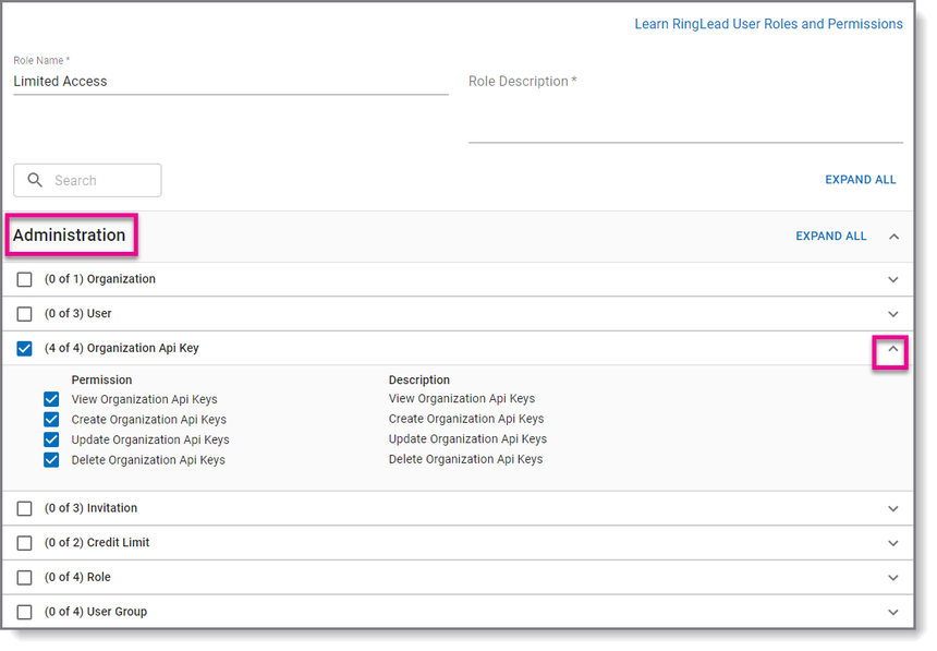 Overview of RingLead User Roles and Permissions