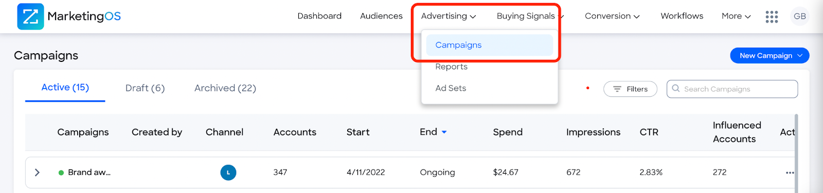 How to Create a Facebook Campaign in ZoomInfo Marketing