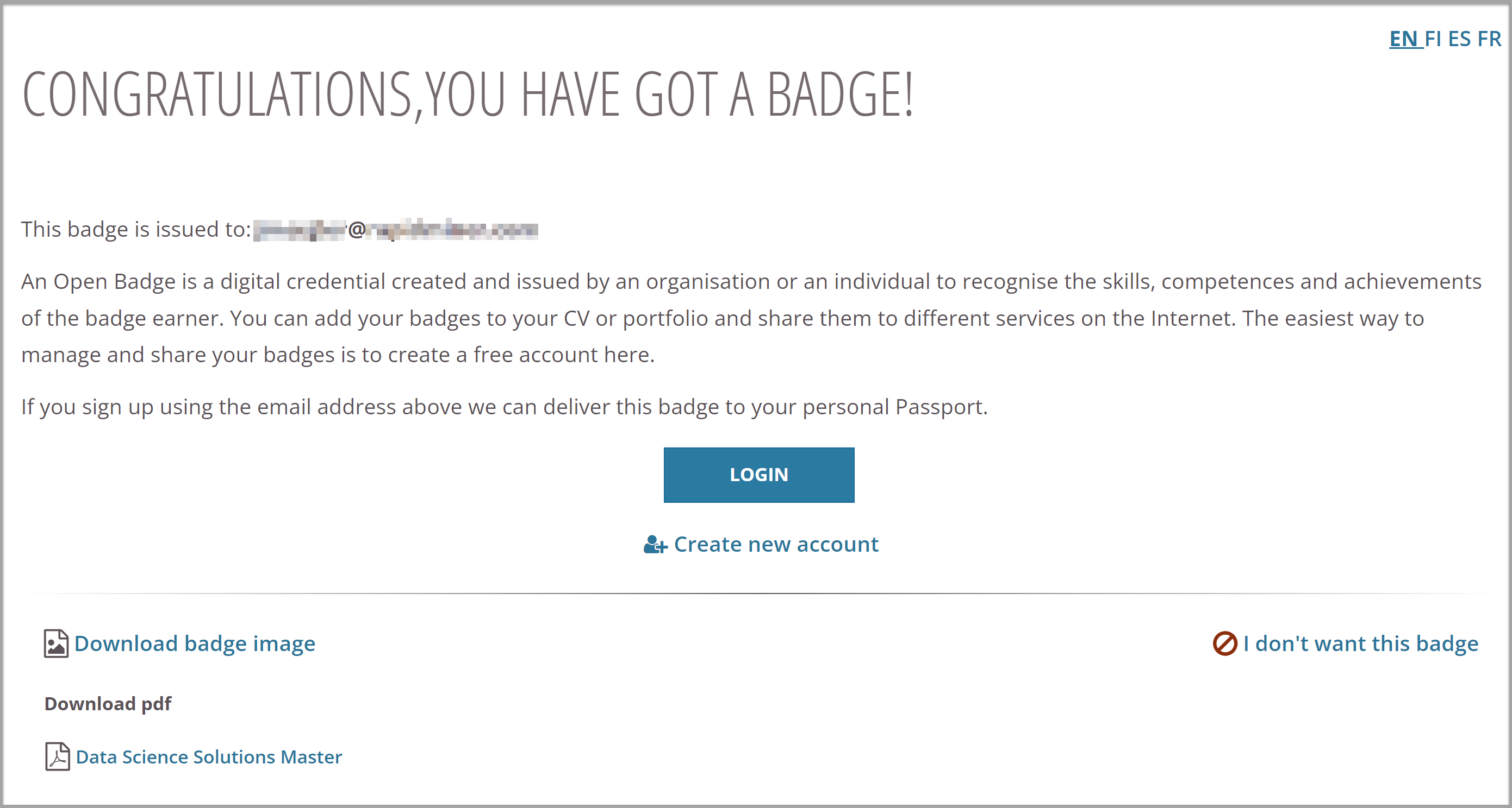 Sharing Certification Badges | RapidMiner Academy