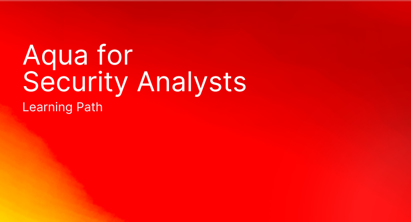 Aqua Security Aquademy