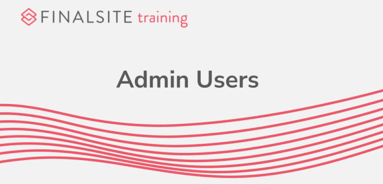 Finalsite Training