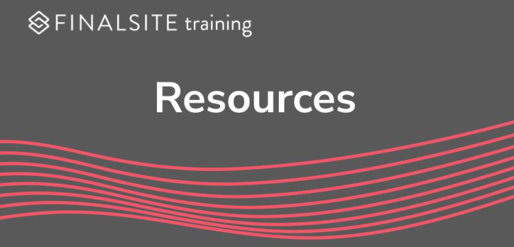 Finalsite Training