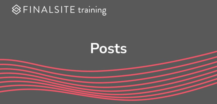 Finalsite Training