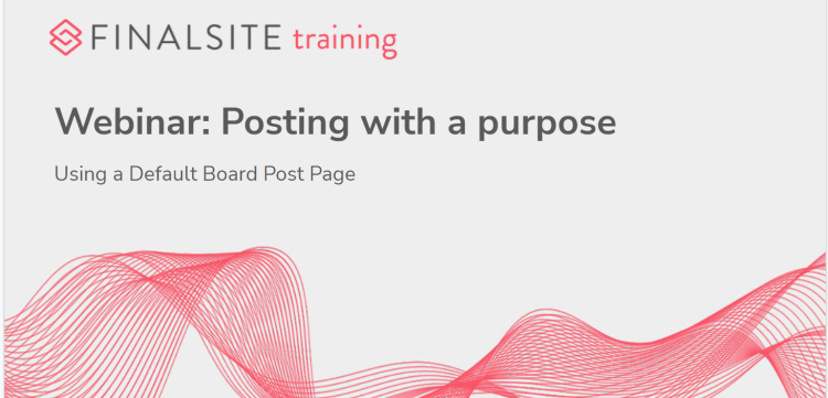 Finalsite Training
