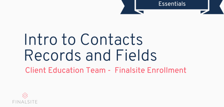 Finalsite Training