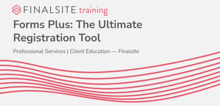 Finalsite Training